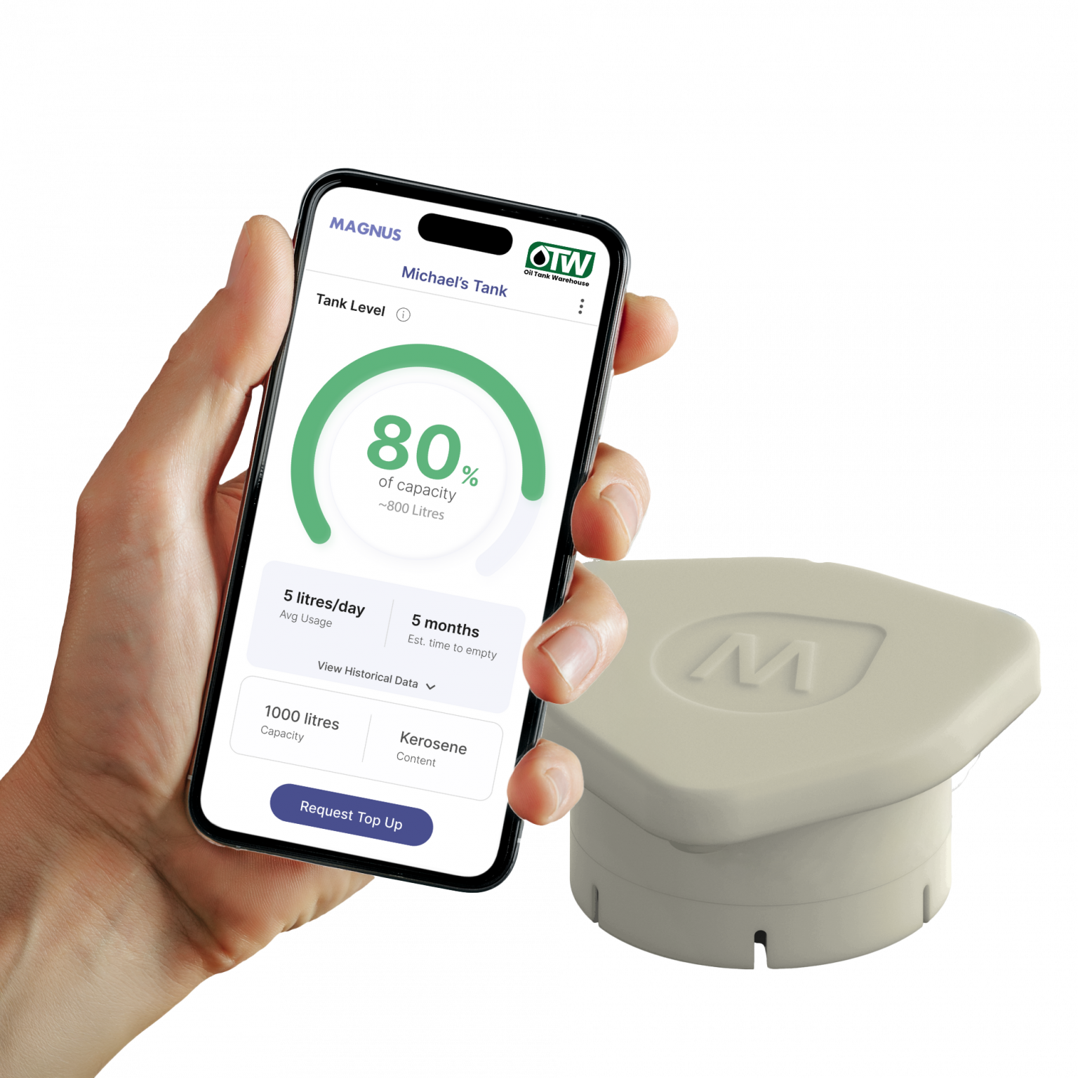 Watchman Sonic Advanced Oil Level Monitor - Oil Tank Gauge.